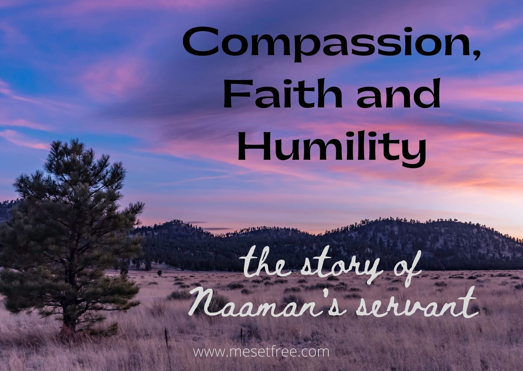 Compassion, Faith and Humility The Story of Naaman’s Servant | Me Set Free